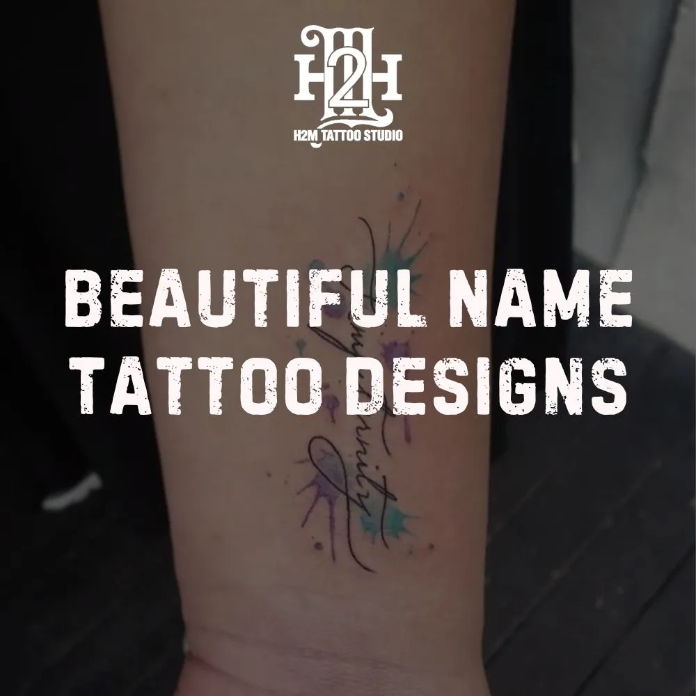 50+ Beautiful Name Tattoo Designs: Tattoo Ideas, Styles